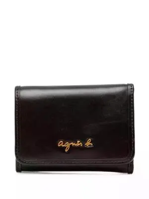 Agnes B. Gold Tone Wallets For Women
