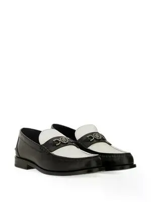 Versace Medusa Head Leather Loafers