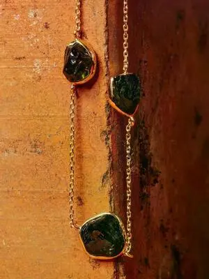 CLARA CHEHAB Small Sequence Tourmaline Necklace