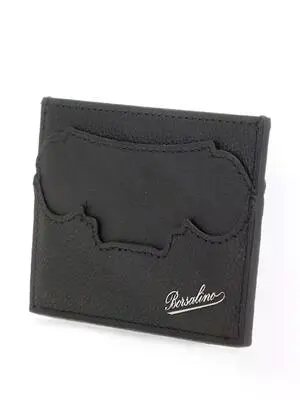 Borsalino Logo-print Card Holder - Black