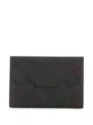Borsalino Logo-print Card Holder - Black