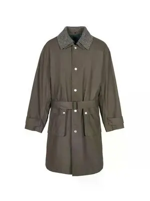 CROQUIS Belted Trench Coat - Brown