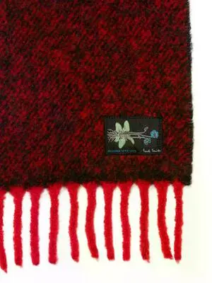 Paul Smith Colour-block Fringed Scarf