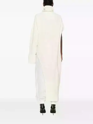 THELATEST Asymmetric Ribbed-knit Sweater