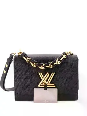 LOUIS VUITTON Chunky Chain Twist Bag Epi Leather Mm Shoulder Bag