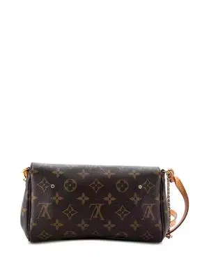 LOUIS VUITTON Favorite Handbag Monogram Canvas Pm Clutch Bag - Brown