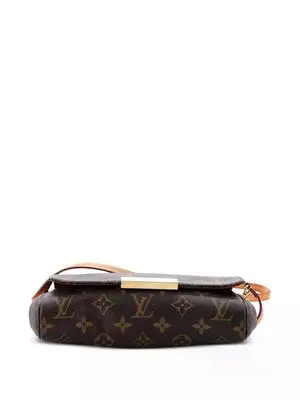 LOUIS VUITTON Favorite Handbag Monogram Canvas Pm Clutch Bag - Brown