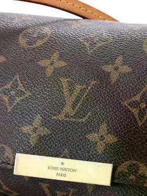 LOUIS VUITTON Favorite Handbag Monogram Canvas Pm Clutch Bag - Brown