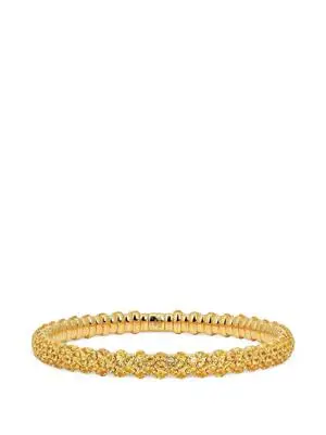 ZYDO Yellow Sapphire Domed Stretch Bracelet - Gold