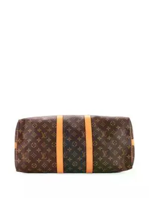 LOUIS VUITTON Keepall Bandouliere Bag Monogram Canvas 45 Travel Bag - Brown