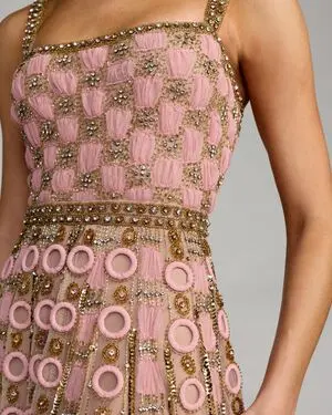 MAC DUGGAL COLLECTION Petite Sleeveless Embellished A-line Gown