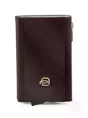 PIQUADRO Logo-plaque Bi-fold Wallet - Brown
