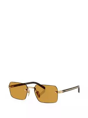 Prada Rimless Rectangle-frame Sunglasses