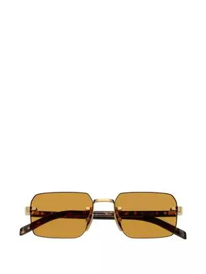 Prada Rimless Rectangle-frame Sunglasses