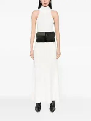 Gucci 2000-2015 Gg Canvas Double Pocket Belt Bag - Black