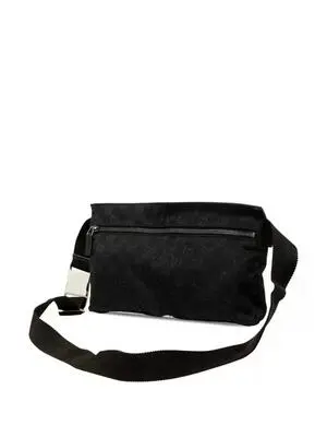 Gucci 2000-2015 Gg Canvas Double Pocket Belt Bag