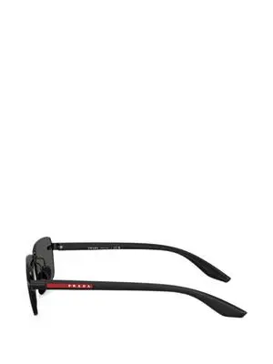 Prada Rimless Rectangle-frame Sunglasses