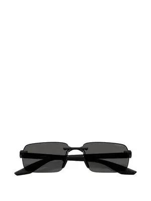 Prada Rimless Rectangle-frame Sunglasses