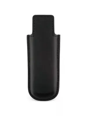 S.t. Dupont Logo-embossed Leather Lighter Case
