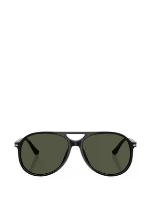 Persol Walter Pilot-frame Sunglasses - Black