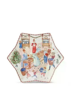 HUTSCHENREUTHER Christmas Feast Star-shaped Bowl - Multicolour