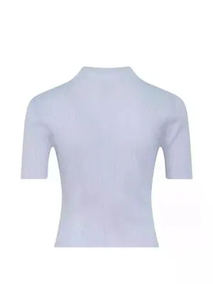 CFCL Ribbed-knit Short-sleeve Top