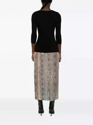 Dolce & Gabbana 2000s Ribbed-knit Sweater