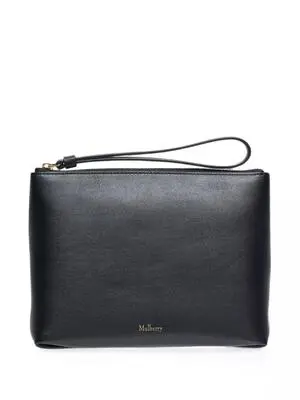 Mulberry Logo-print Leather Pouch