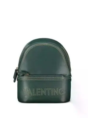 MARIO VALENTINO Studded Leather Backpack - Green