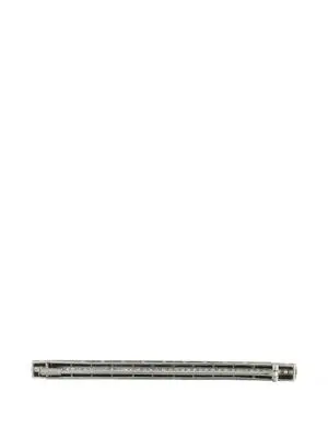 LB EXCLUSIVE Diamond And Onyx Bar Brooch