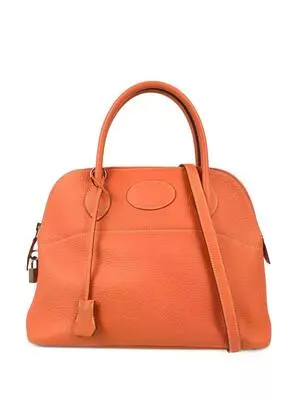 Hermès 2013 31 Taurillon Clemence Bolide Tote Bag - Orange
