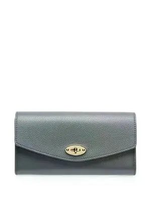 Mulberry Darley Grained-leather Wallet - Grey