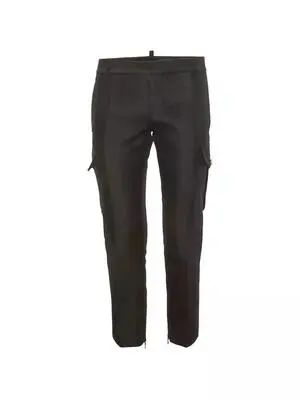 Dsquared2 Satin-trim Cargo Pants - Black