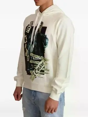 Dolce & Gabbana Graphic-print Hoodie - Neutrals