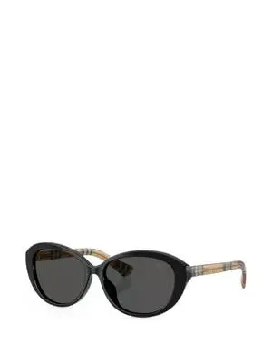 Burberry Check Rectangle-frame Sunglasses
