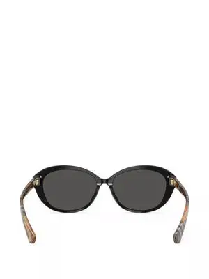 Burberry Check Rectangle-frame Sunglasses