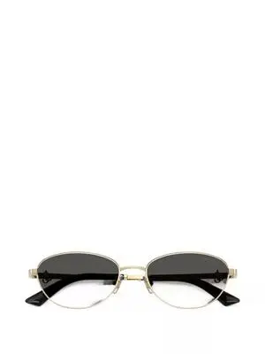 JIMMY CHOO Oval-frame Sunglasses
