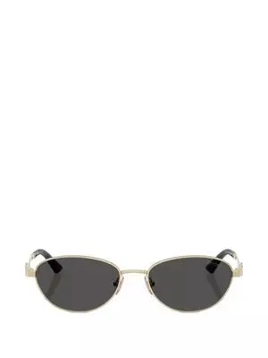 JIMMY CHOO Oval-frame Sunglasses - Gold
