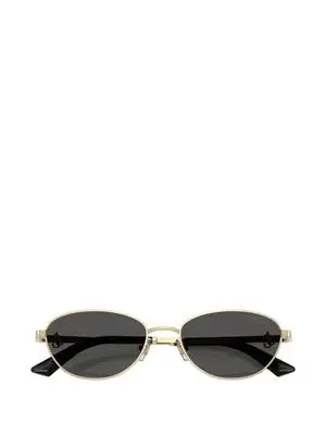 JIMMY CHOO Oval-frame Sunglasses - Gold