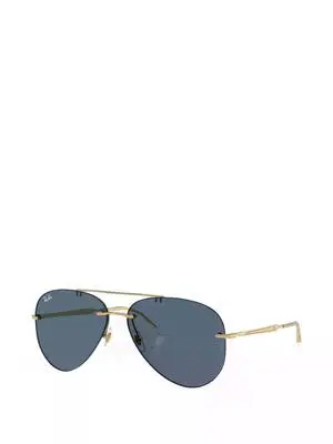 Ray-ban Pilot-frame Sunglasses Gold