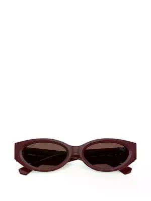 Burberry Quilted Knight Stamp Sunglasses - Red