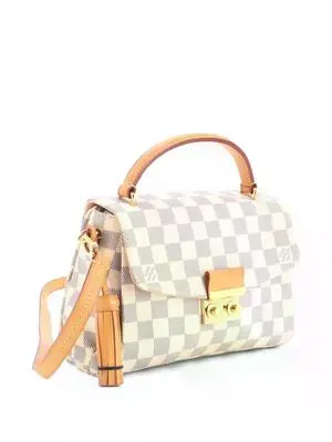 LOUIS VUITTON Croisette Handbag Damier Crossbody Bag Neutrals