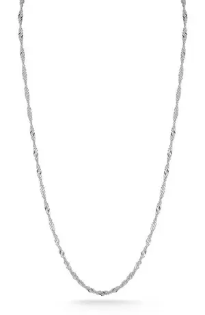 GLAZE JEWELRY Sterling Singapore Necklace