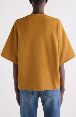 Saint Laurent Logo Piqué T-shirt