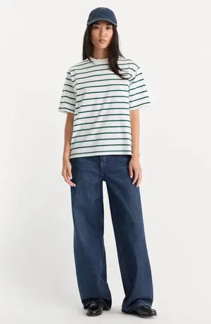 Good American Bodega Striped T-shirt