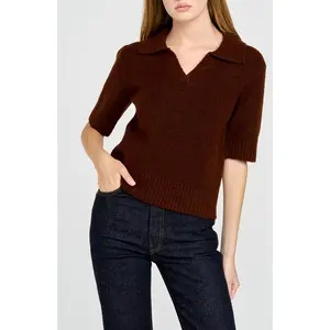 WAYF Shiloh Polo Sweater