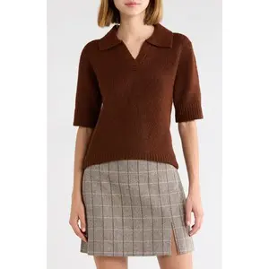 WAYF Shiloh Polo Sweater