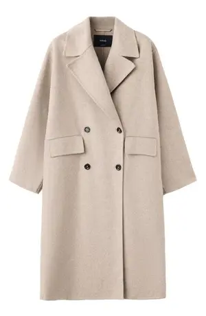 MANGO Picarol Wool Blend Coat