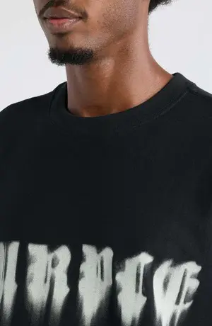 PURPLE BRAND Textured Jersey Ss Tee