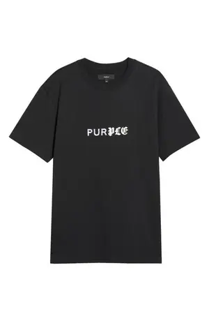 PURPLE BRAND Hwt Jersey Ss Tee - Black